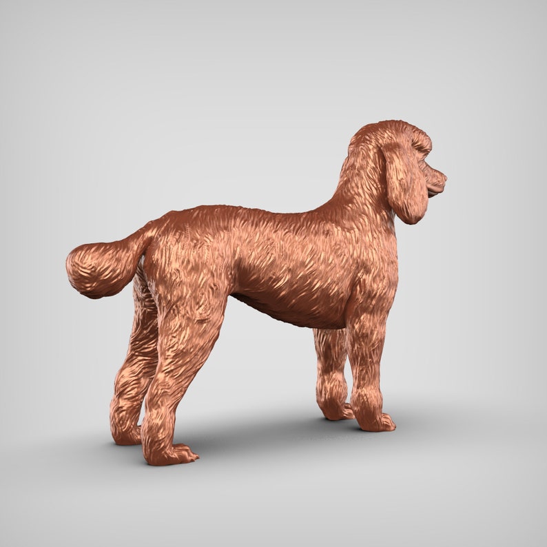 Large Poodle STL File 3D Print Model V3 | Etsy Australia