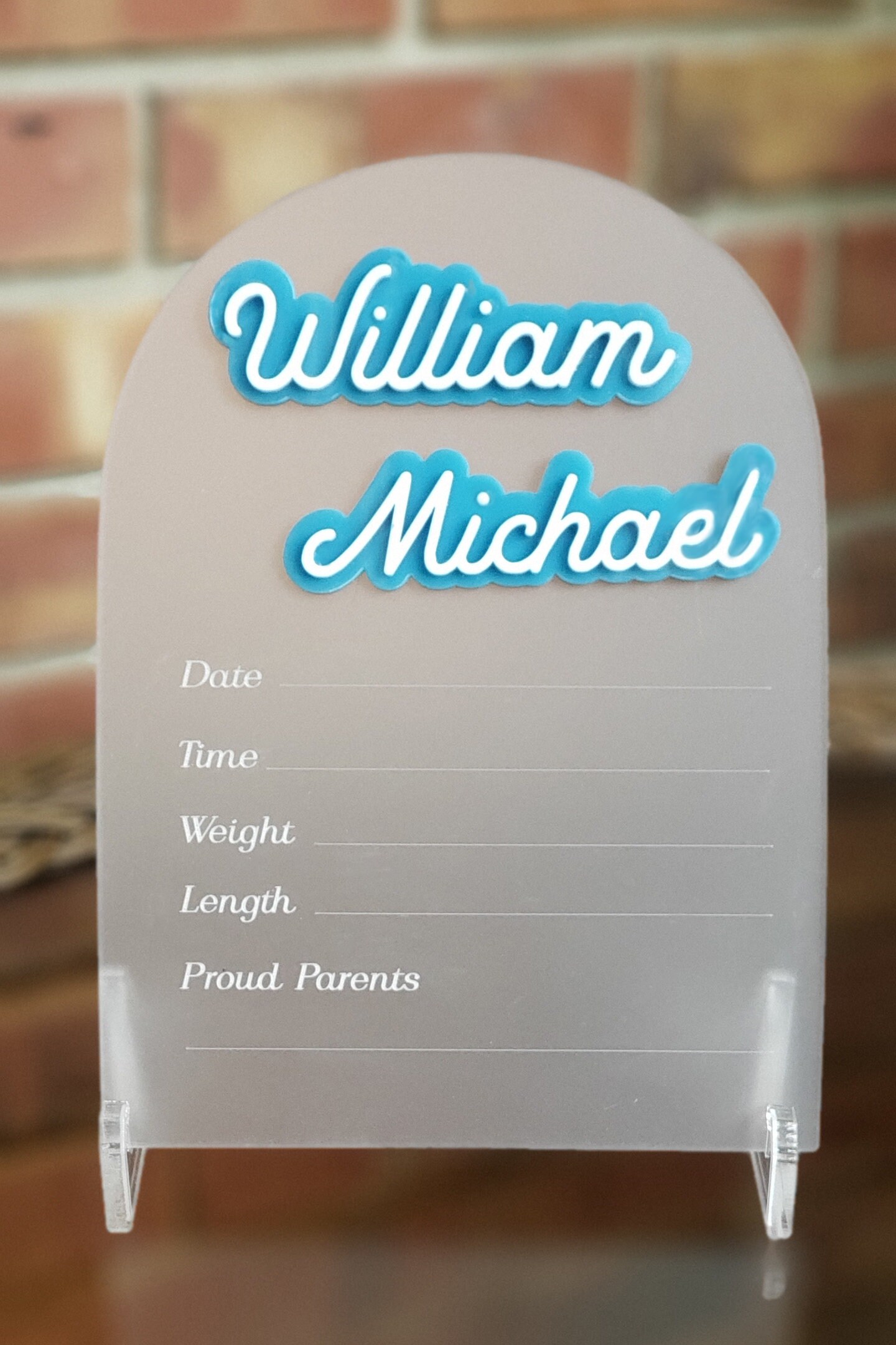 Personalized Baby Name Birth Sign Newborn Hospital Plaque - Etsy