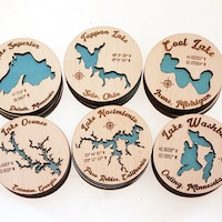 Lake Map - Etsy