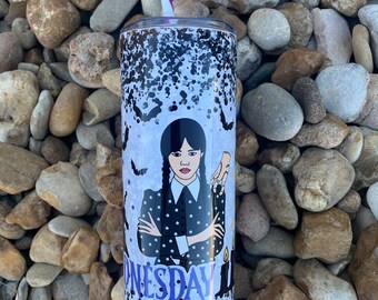 Wednesday Addams Drink Tumbler - Etsy