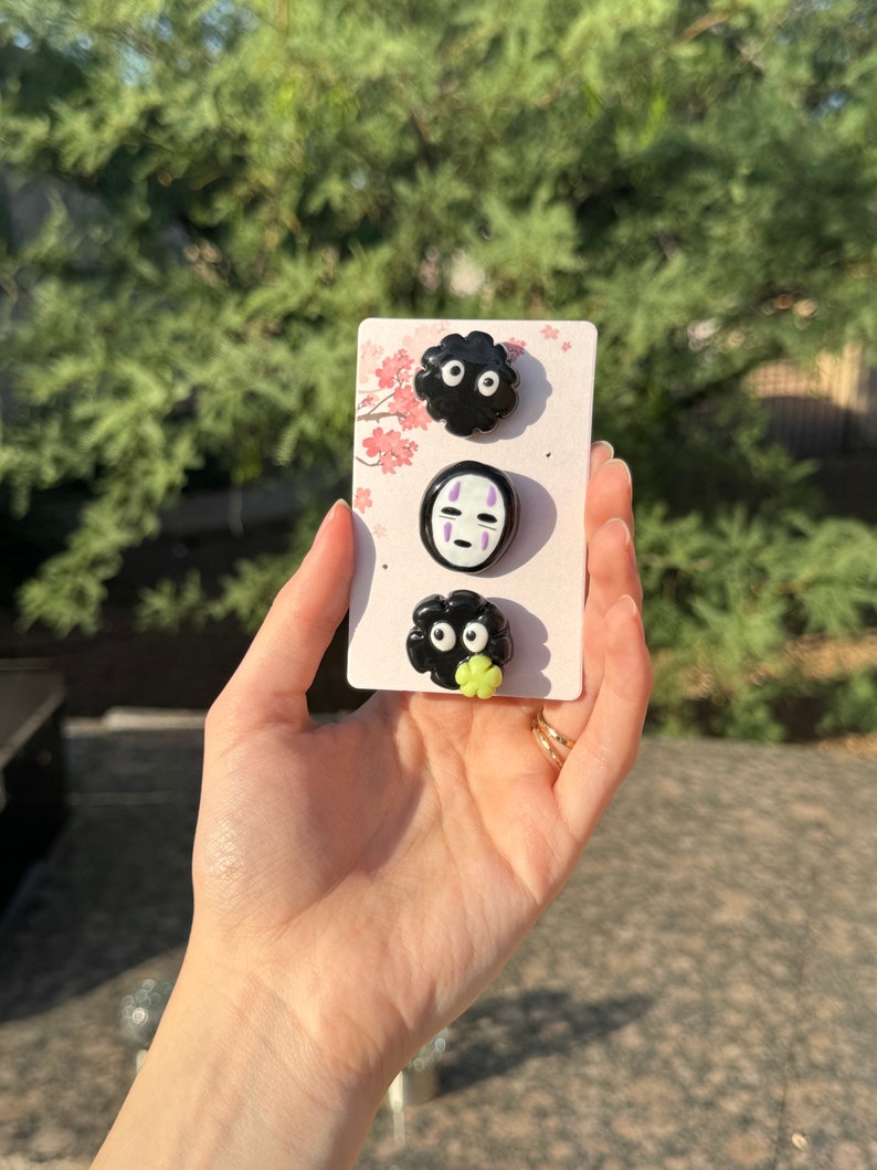 Spirited Away | Sootsprites | No Face Pins - Etsy