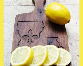 Louisiana State Cutting Board | Etsy