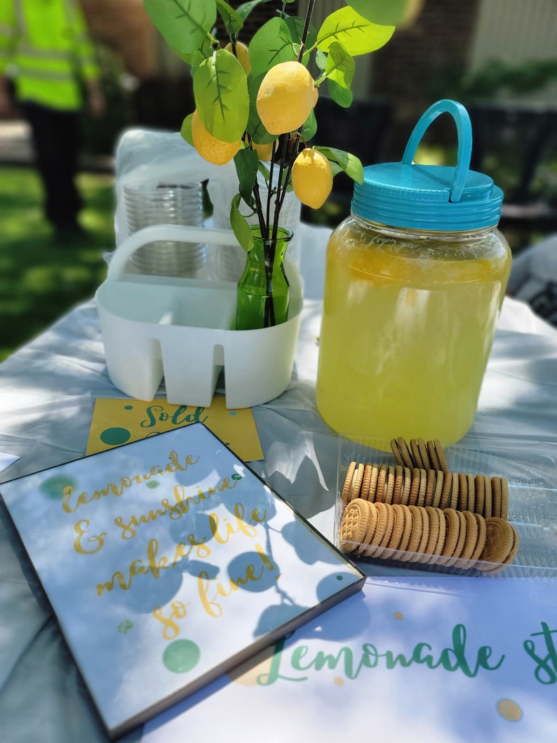 Lemonade Stand Printable Kit - Etsy