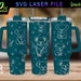 Koala Laser Engraved Full Wrap Design for 40oz Tumbler, Koala SVG Laser ...