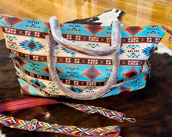 Aztec Weekender/boho Weekender/luggage/bag - Etsy