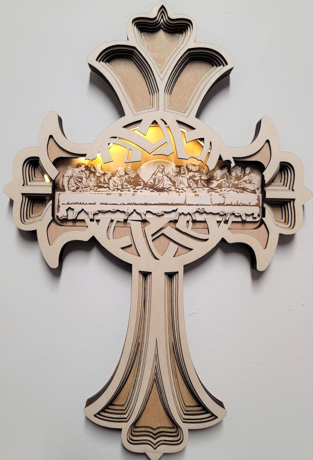 Digital Download Last Supper Cross 6 Layer Mandala Design - Etsy