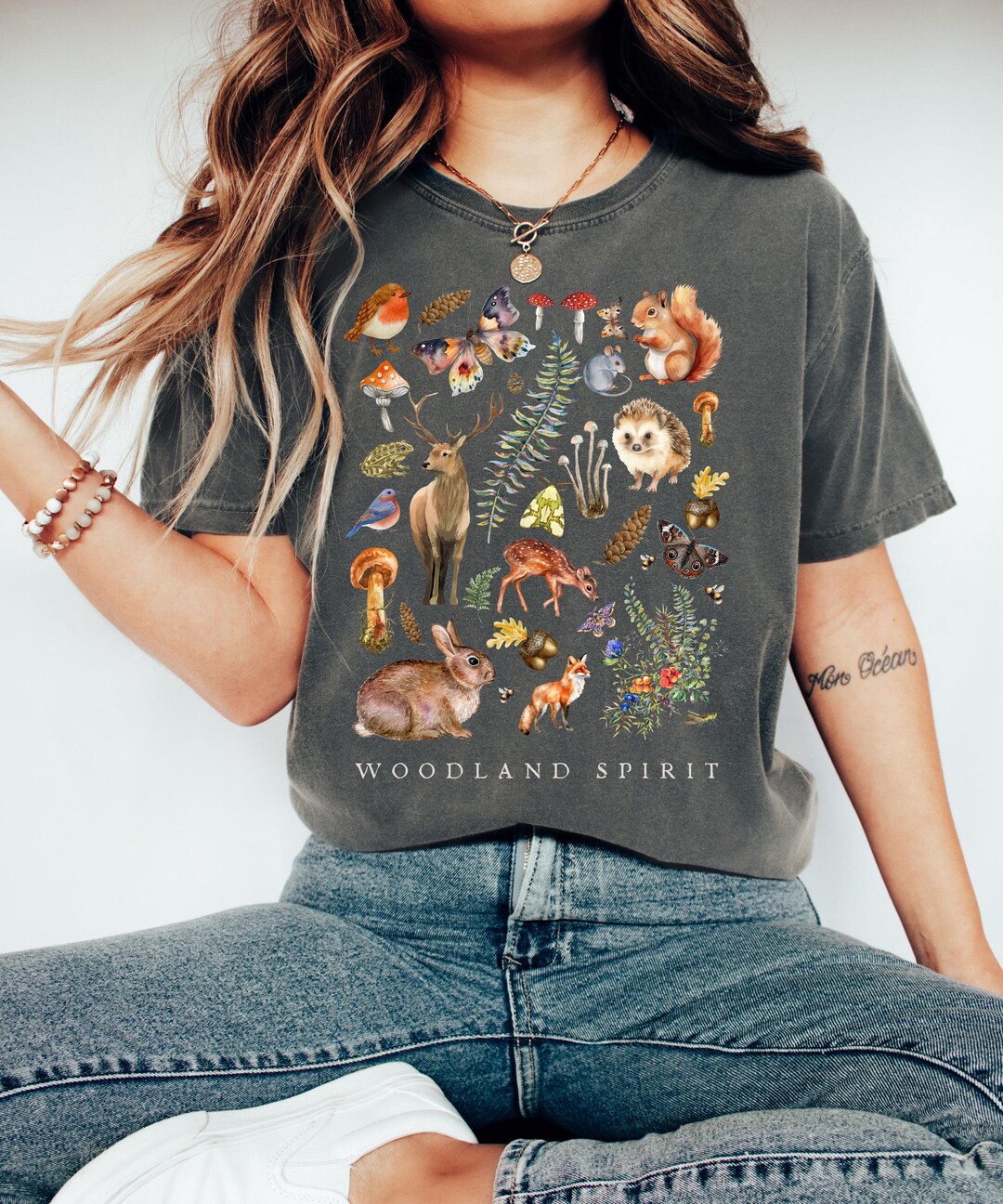 Forest Animals Shirt, Conservation Gift, Granola Girl Gifts ...