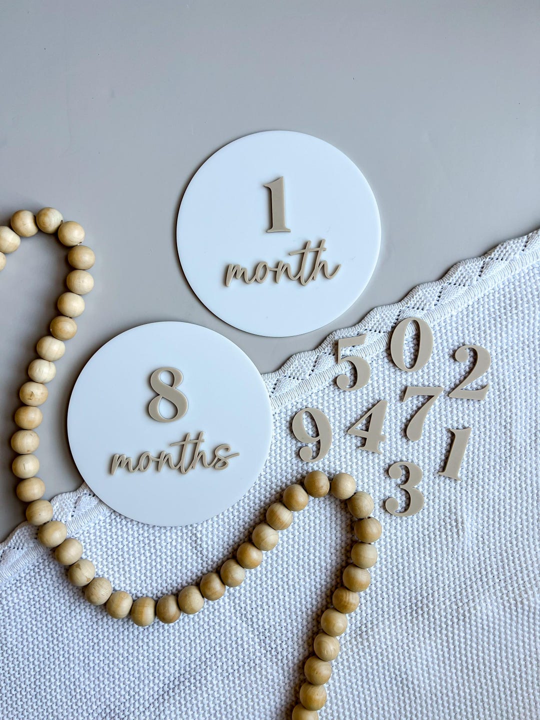 Baby Milestone Card Set: Monthly Milestone Photo Prop - Etsy