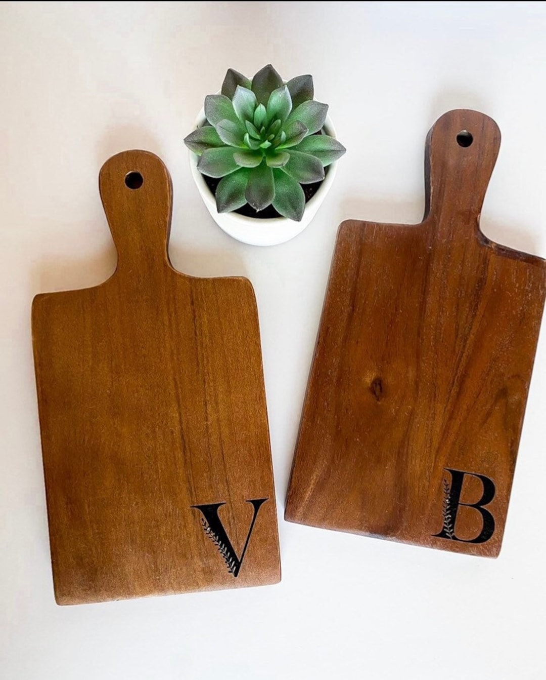 Engraved Acacia Wood Mini Cheese Board: Personalized Charcuterie Board ...