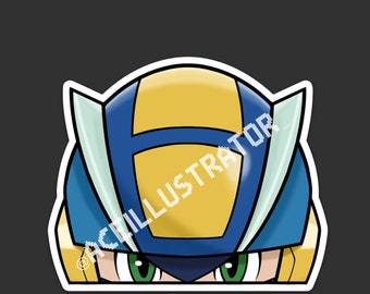 Megaman Exe Sticker Megaman Battle Network | Etsy