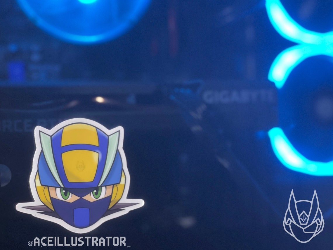 Megaman Exe Sticker Megaman Battle Network | Etsy