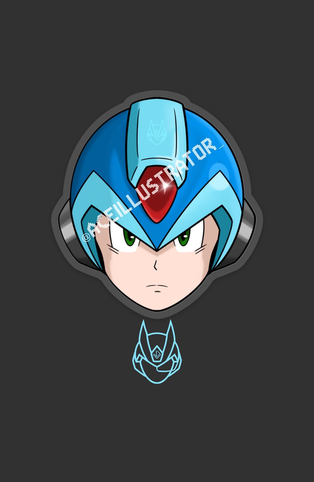 Megaman X Sticker - Megaman X Series - Etsy