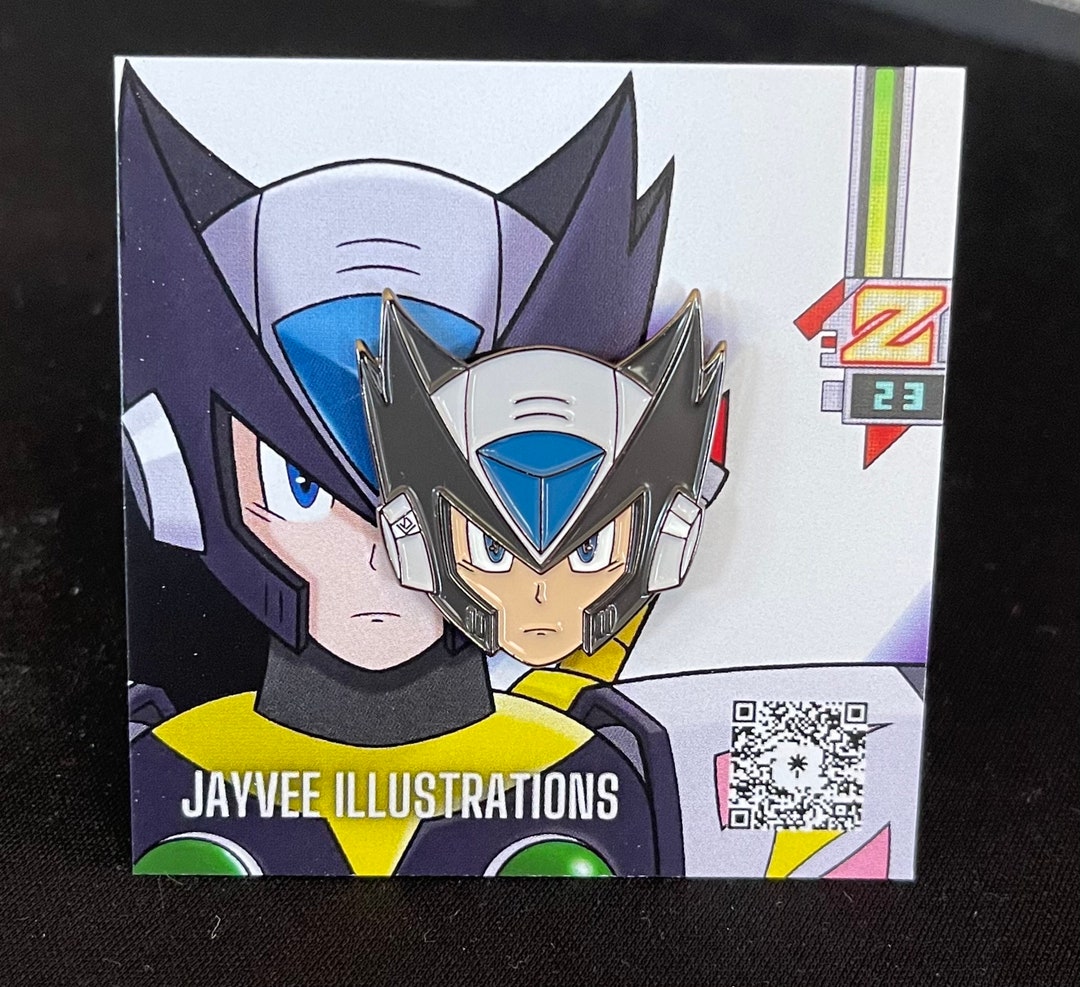 Black Zero Pin - Soft Enamel Pin - Megaman X Series - Etsy