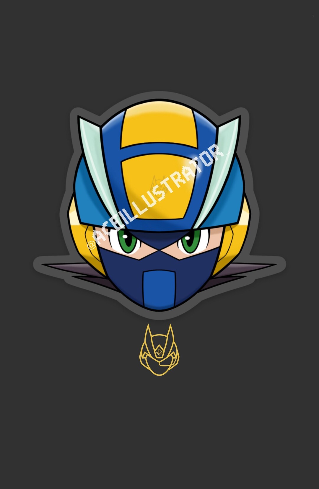 Megaman Exe Sticker - Megaman Battle Network - Etsy
