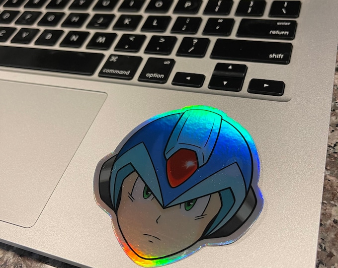 Megaman X Holographic Sticker - Megaman X Series - Etsy