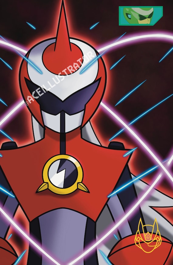 Protoman Exe Megaman Battle Network Premium Foil Poster - Etsy