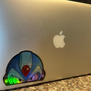 Megaman X Holographic Sticker Megaman X Series - Etsy