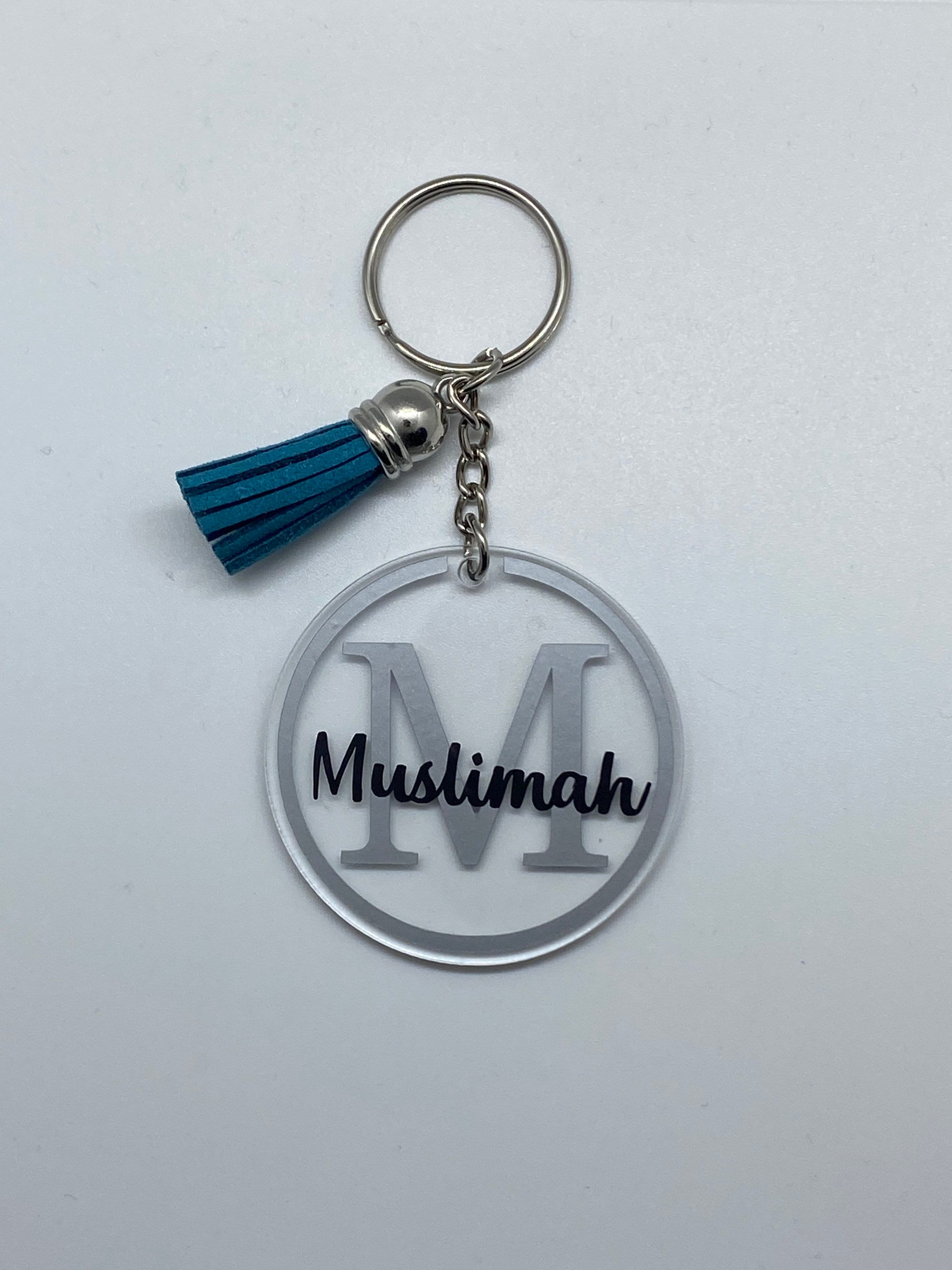 Personalized Acrylic Keychain With Tassel Custom Name Keychain Eid Gift ...