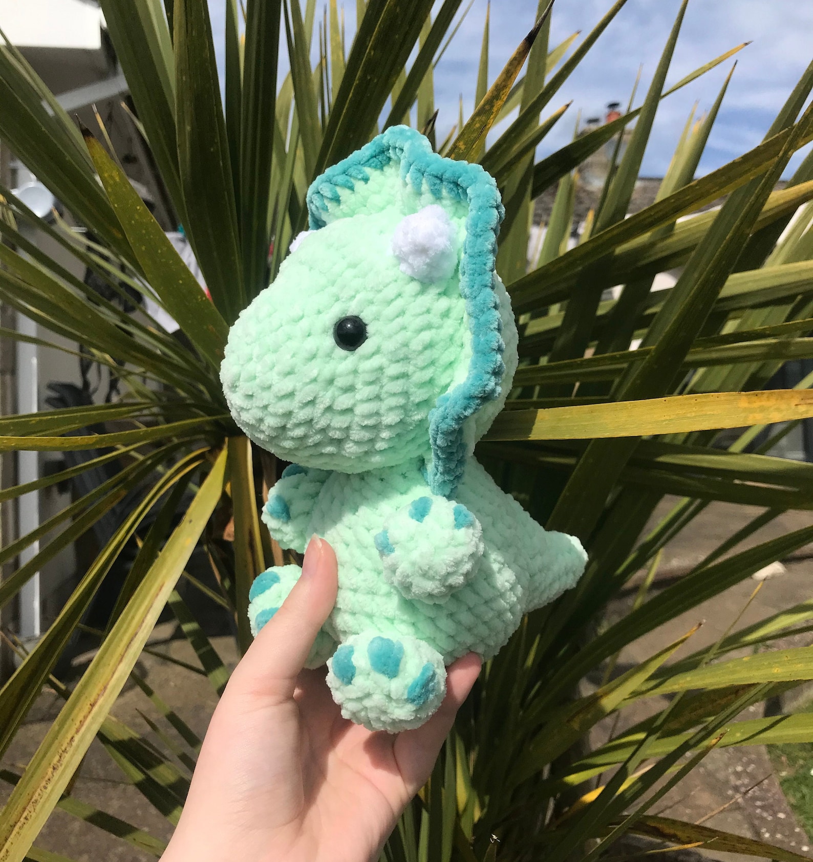 TRICERATOPS PATTERN / Crochet Dinosaur Pattern / Digital - Etsy
