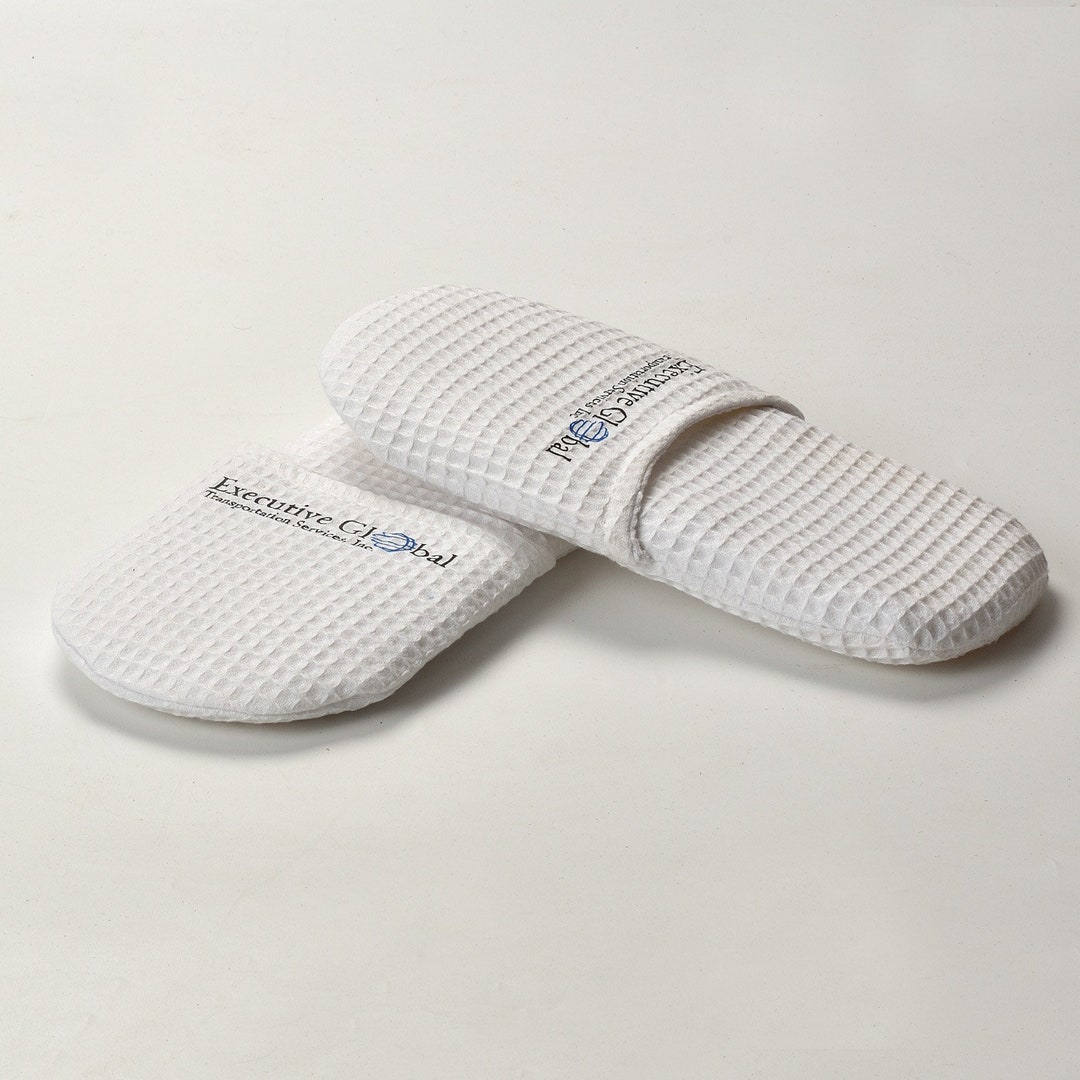 Custom Bath Slippers, Unisex Personalized Slipper, Monogrammed Slippers ...