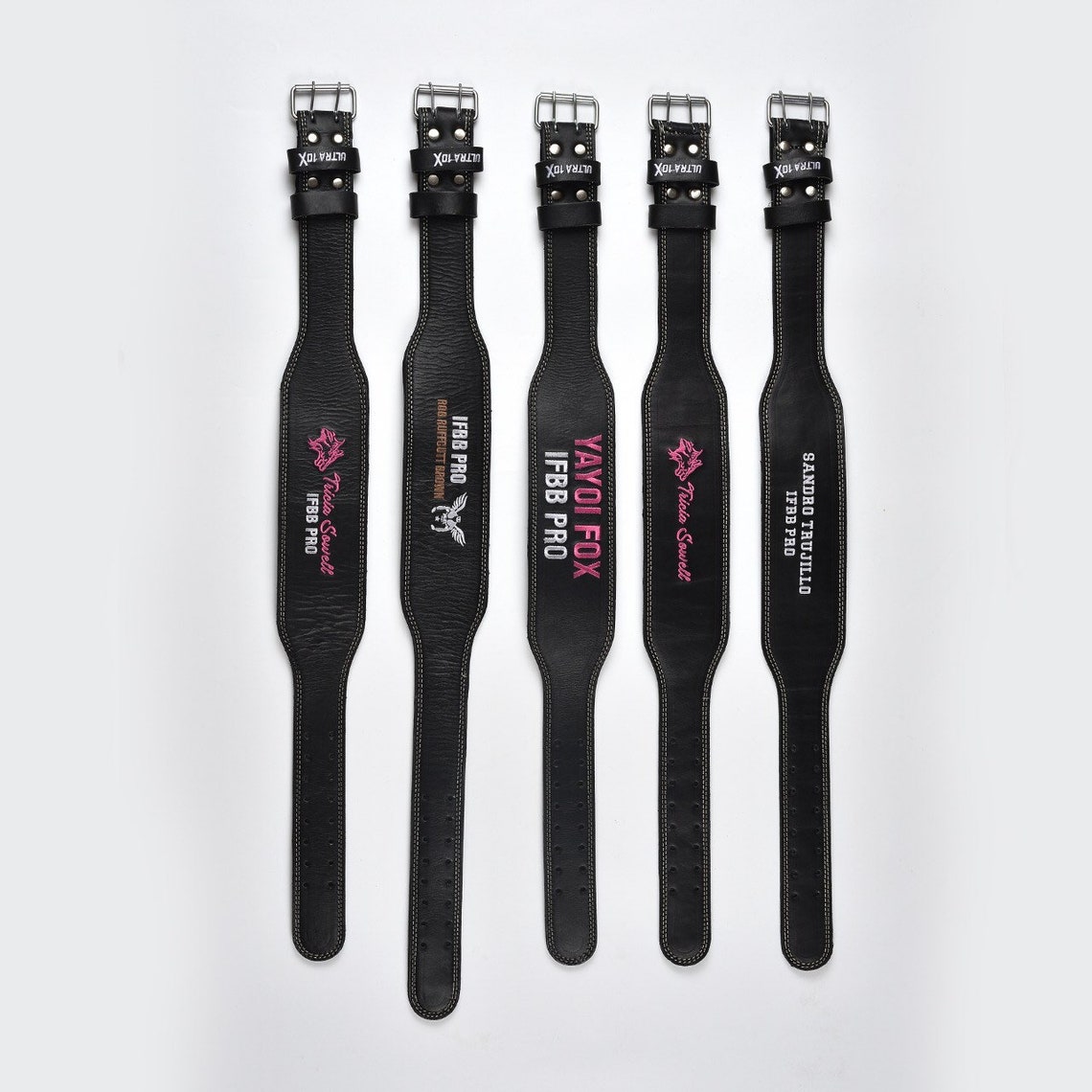 Ifbb Personalized Pro Leather Gym Belts, Strength Training Gym ...