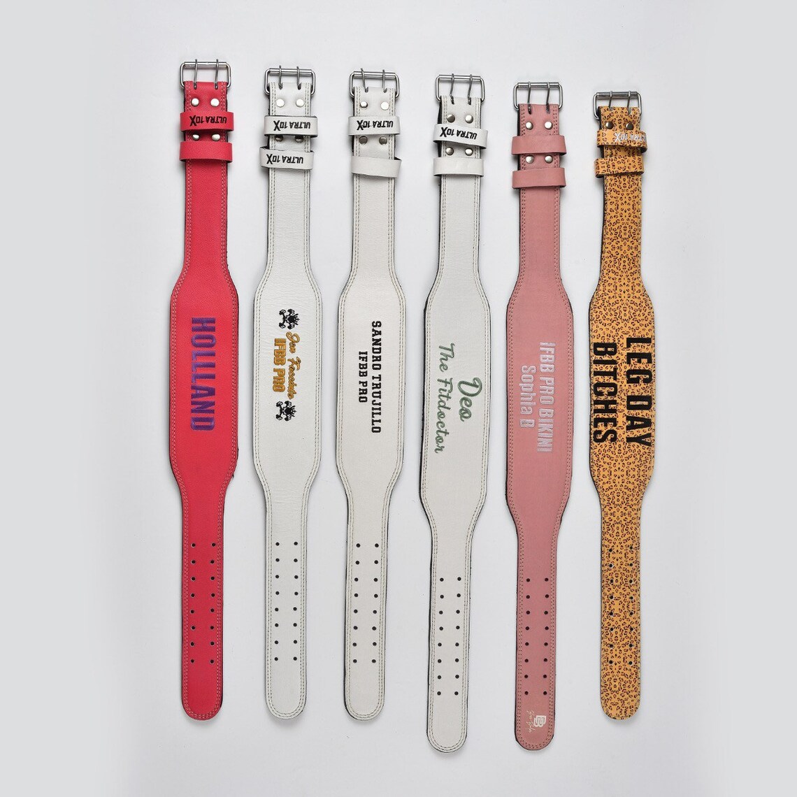 Ifbb Personalized Pro Leather Gym Belts, Strength Training Gym ...