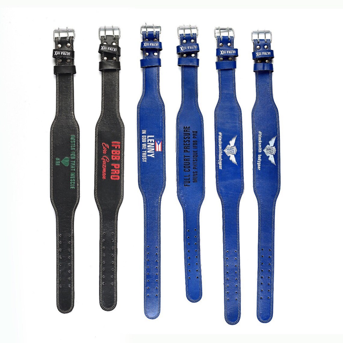 Ifbb Personalized Pro Leather Gym Belts Strength Training Gym - Etsy