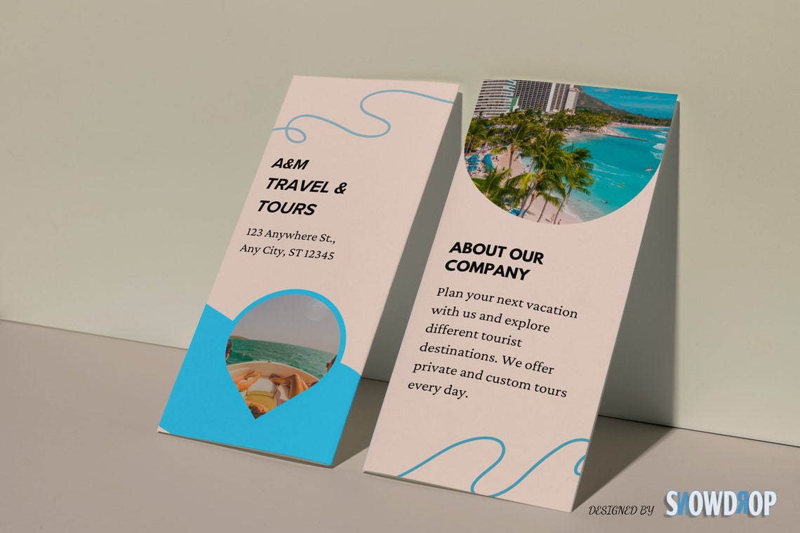 Editable Tri-fold Brochure Template, Trifold Business Brochure Design ...