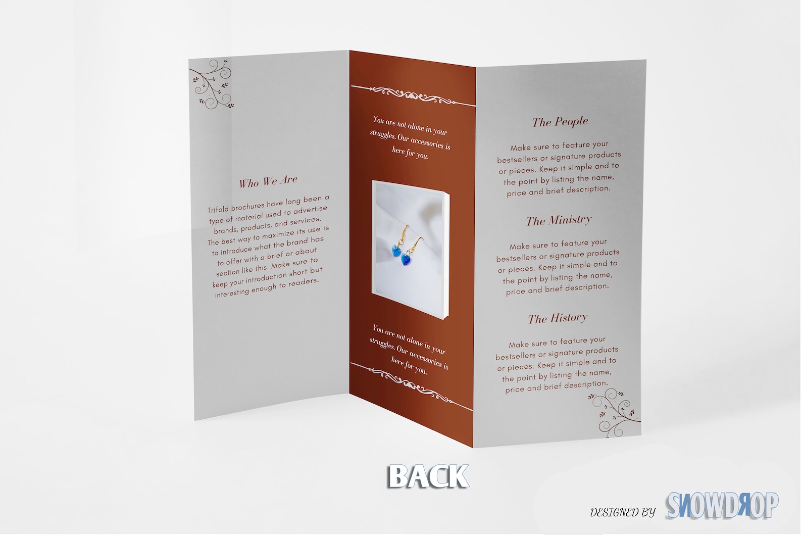 Editable Tri-fold Brochure Template, Multipurpose Brochure Layout ...