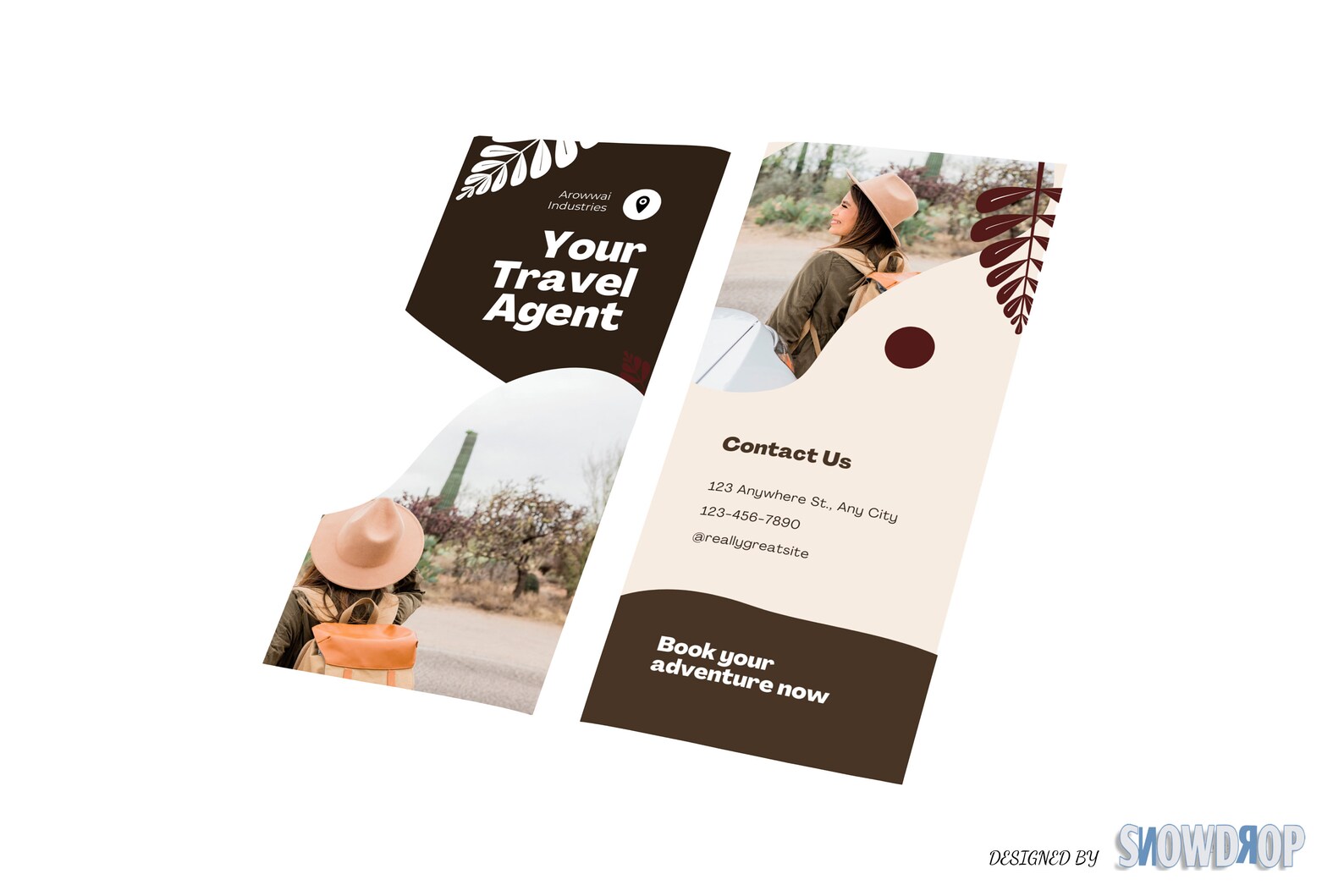 Editable Tri-fold Brochure Template, Printable Brochure Layout, Trifold ...