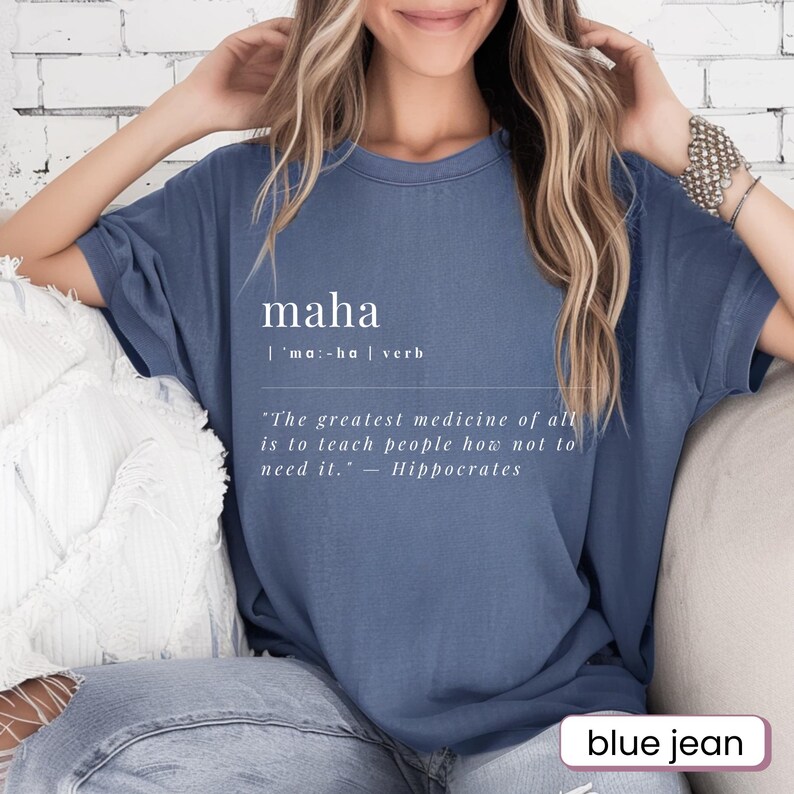 MAHA Definition Shirt | Make America Healthy Again | Maha Oversized ...