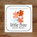 Little Free Puzzle Library Sign: Weatherproof Outdoor Lending - Etsy
