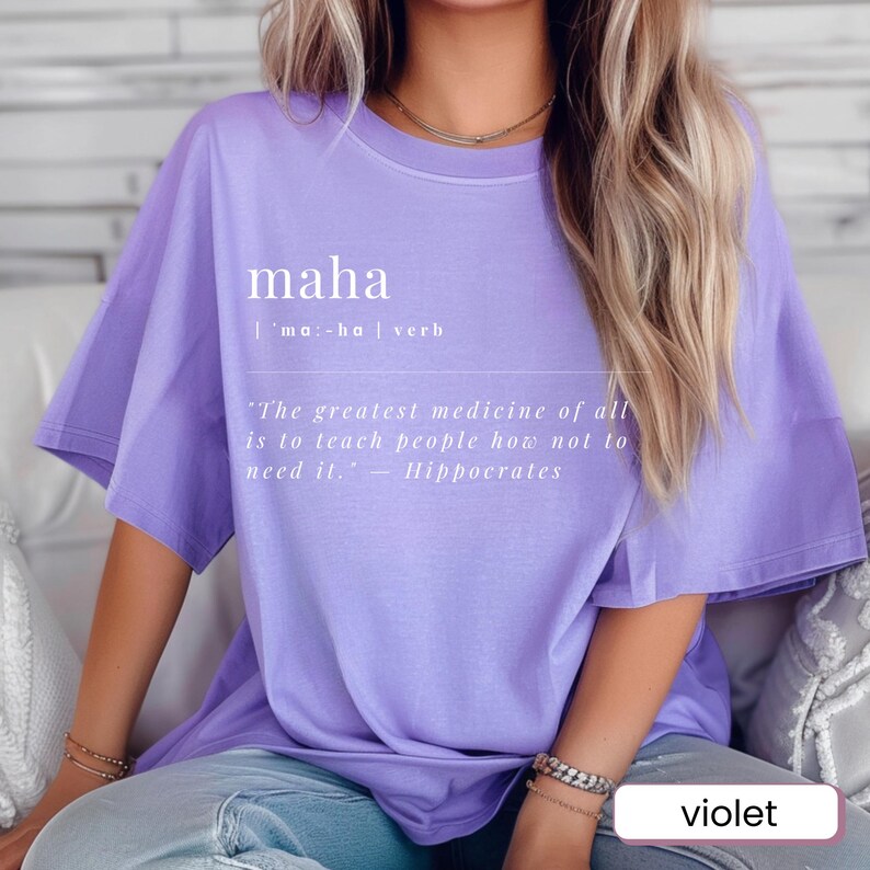 MAHA Definition Shirt | Make America Healthy Again | Maha Oversized ...