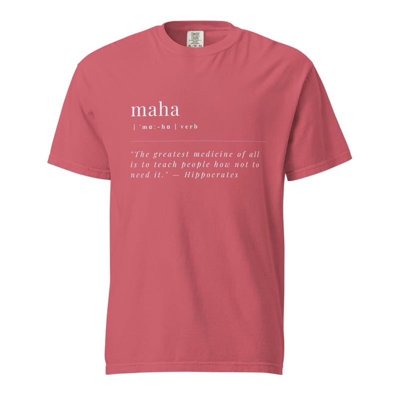 MAHA Definition Shirt | Make America Healthy Again | Maha Oversized ...