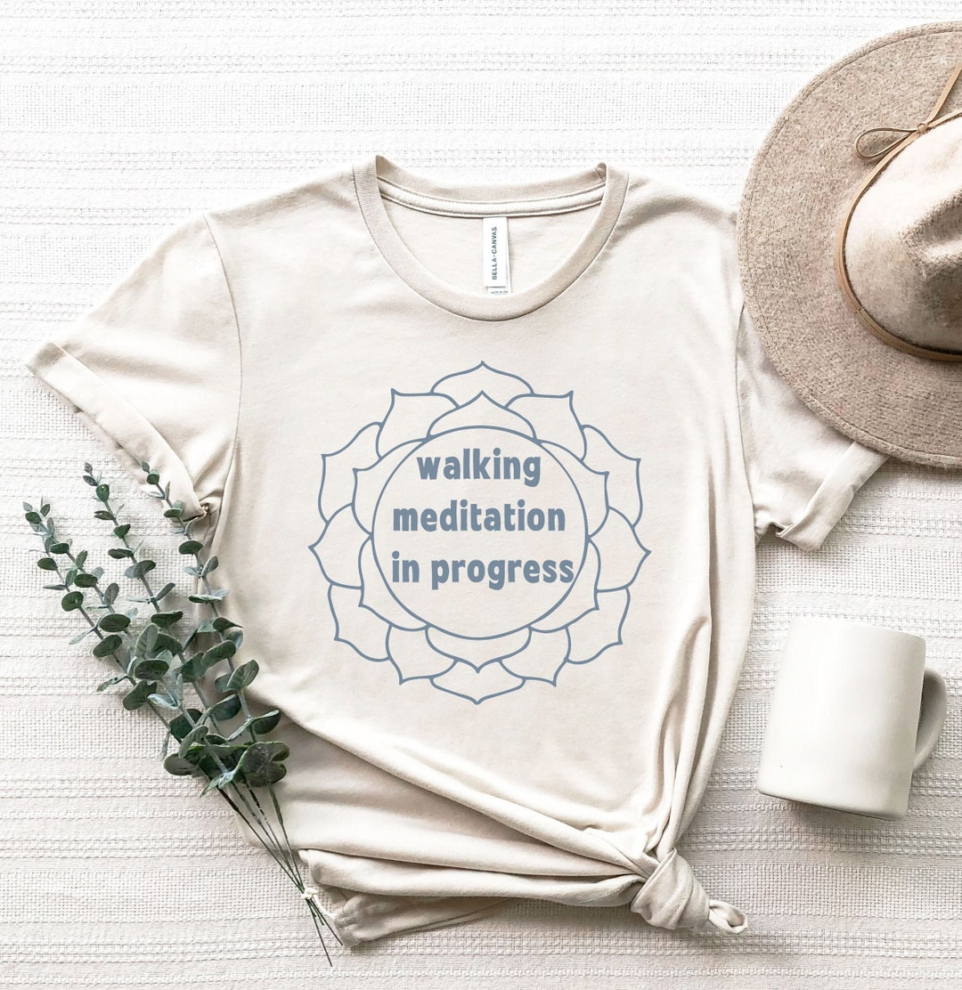 Walking Meditation Shirt, Meditation kann verursachen, Stören Sie nicht ...
