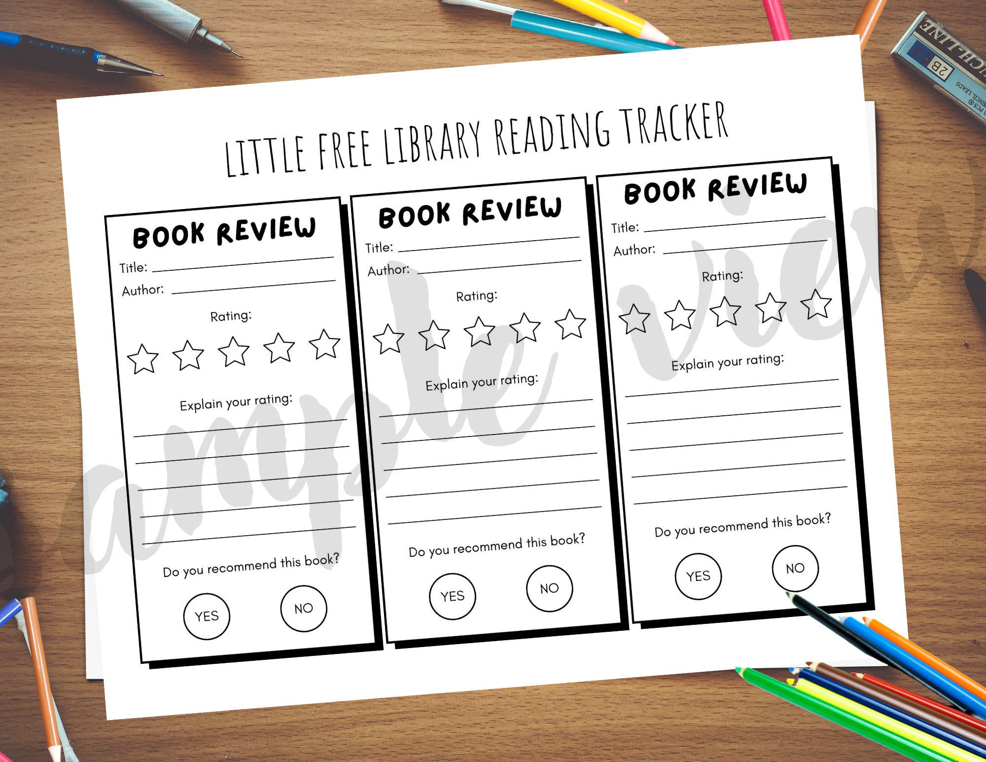 Little Free Library Coloring Pages: Fun Activity Sheet (digital ...