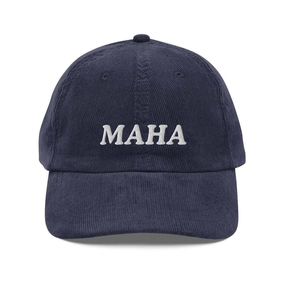 MAHA Vintage Corduroy Cap, Make America Healthy Again Hat, RFK Jr. Hat ...