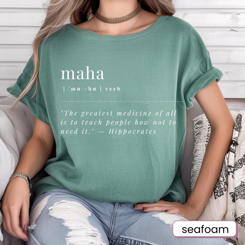 MAHA Definition Shirt | Make America Healthy Again | Maha Oversized ...