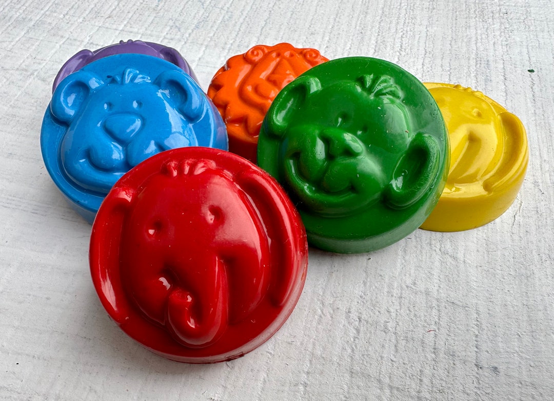 Jungle Animal Crayons Big and Chunky for Little Toddler - Etsy
