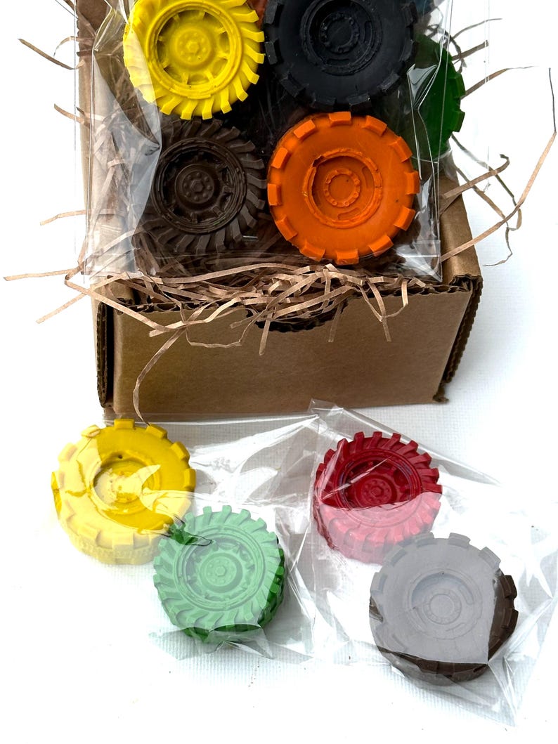 Monster Truck Tire Crayons: Personalized Birthday Party Favors - Etsy