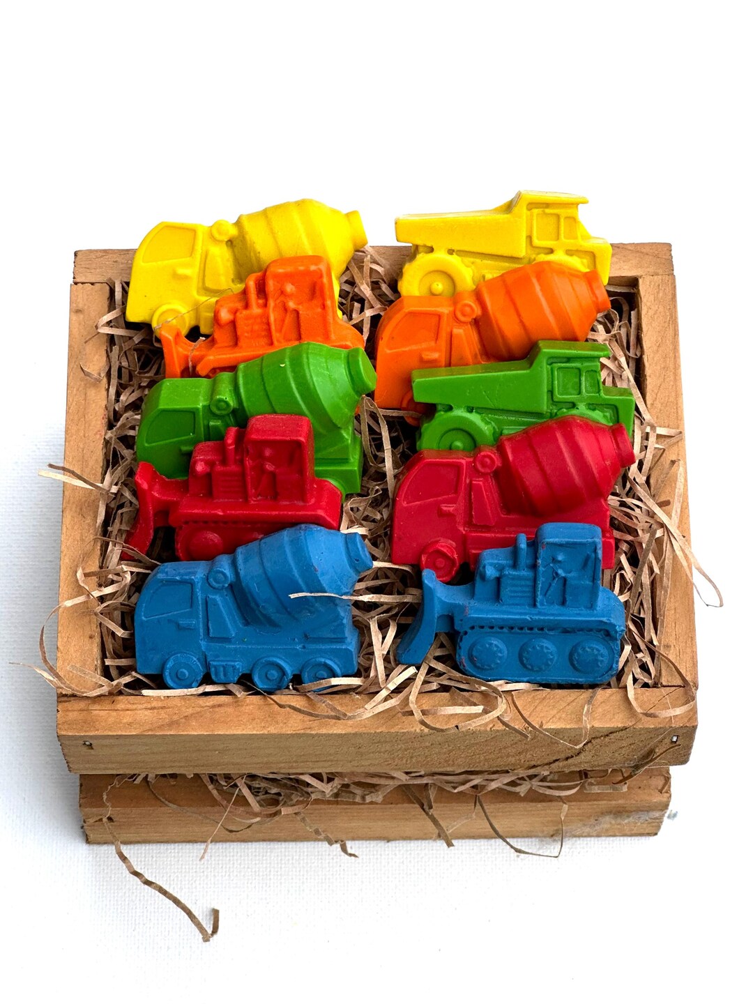Personalized Crayons - Construction Vehicles - Etsy