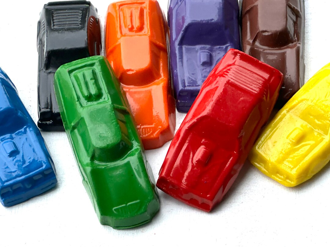 Race Car Coloring Crayons Kids Party Favors Speedway Themed Custom ...