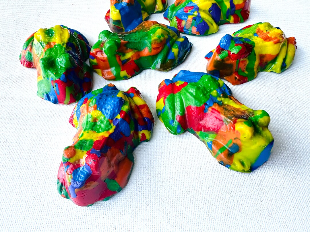 Frog Crayons BIG Rainbow Crayons Birthday Party Favors Classroom ...