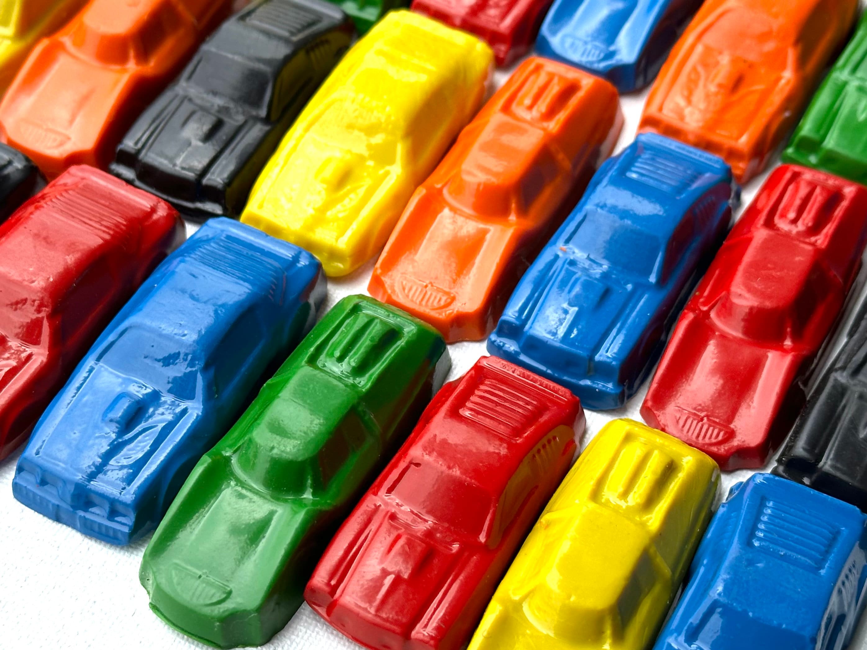 Race Car Crayons Party Favors: Personalized Birthday Treat Bags - Etsy