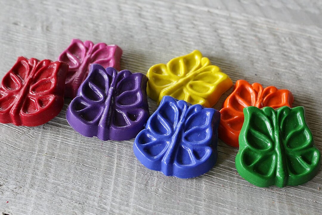 Butterfly Crayons: Natural Beeswax Kids Gift, Party Favors - Etsy