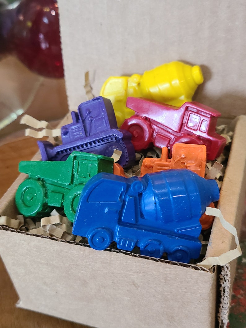 Truck Crayons Hand Poured on Our Farm With Local Ingredients - Etsy