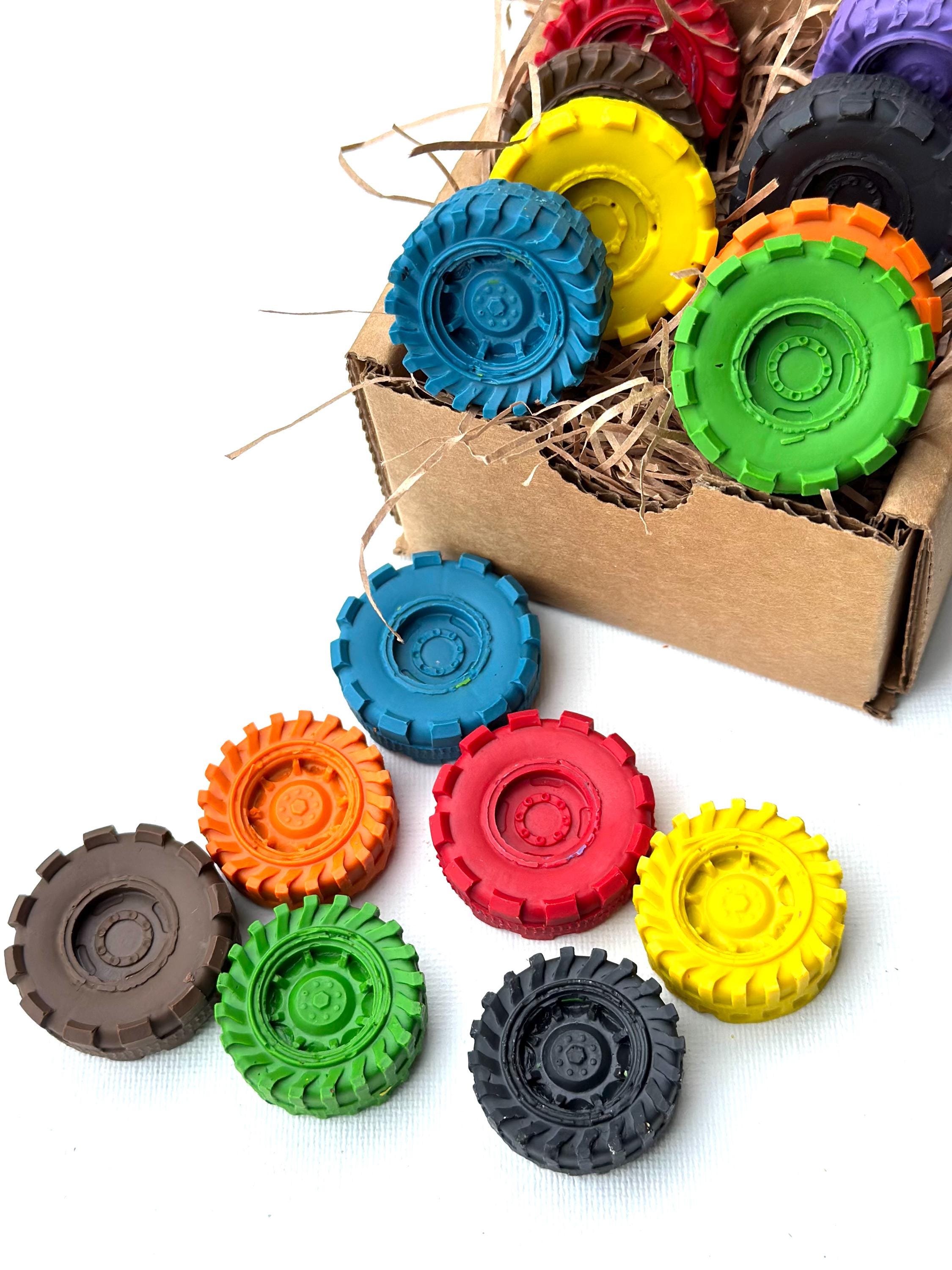 Monster Truck Tire Crayons: Personalized Birthday Party Favors - Etsy