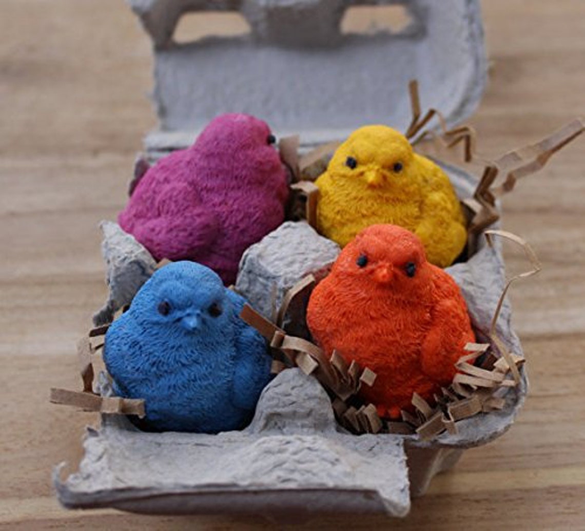 Baby Chicken Coloring Crayons: Easter Basket Gift for Kids - Etsy