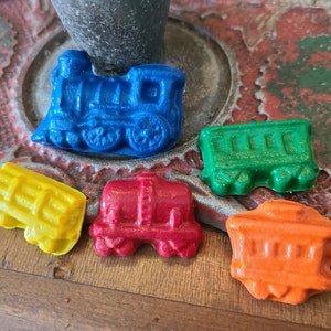 Train Party Favor Crayons Custom Kids Gift - Etsy