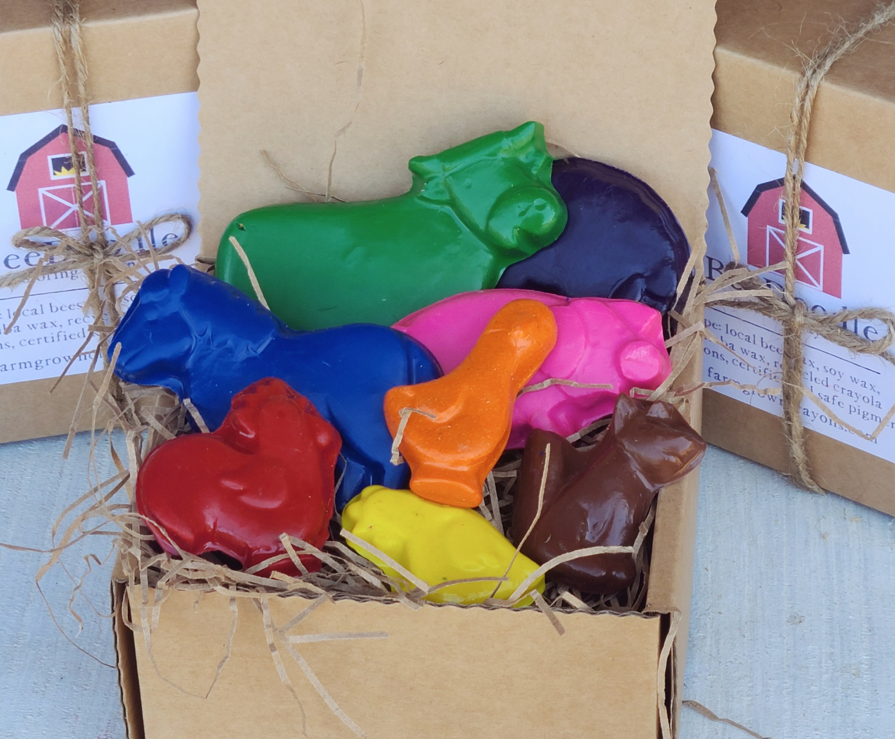Farm Animal Crayons Handmade on Our Small Farm Local - Etsy